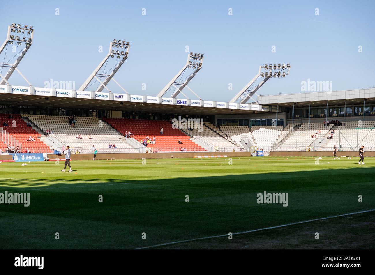Krakow, Poland. 08th Mar, 2025. KRAKOW, POLAND, Mar 8 2025, A football ...