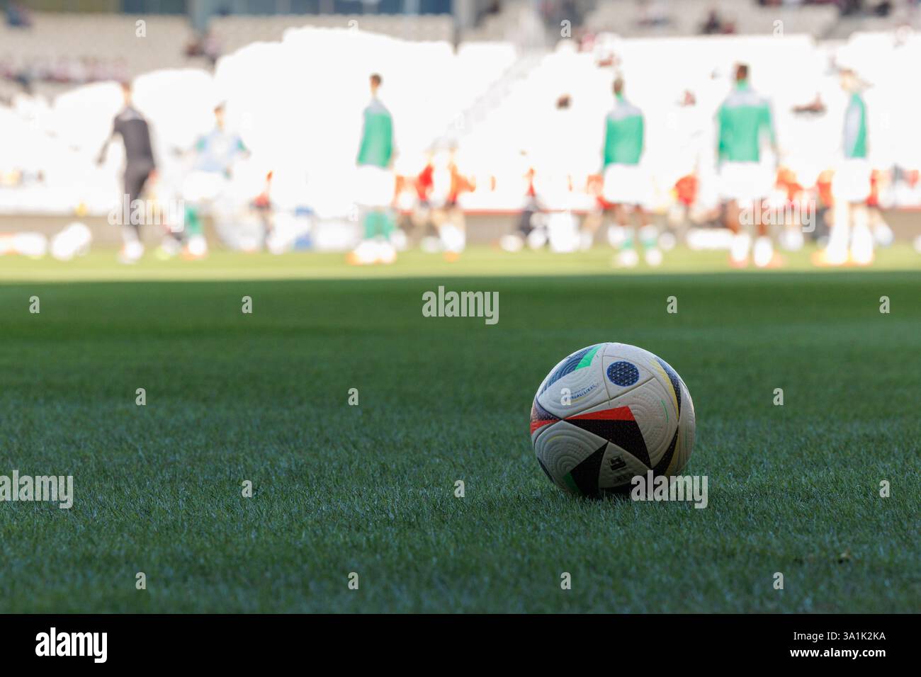 Krakow, Poland. 08th Mar, 2025. KRAKOW, POLAND, Mar 8 2025, A football ...
