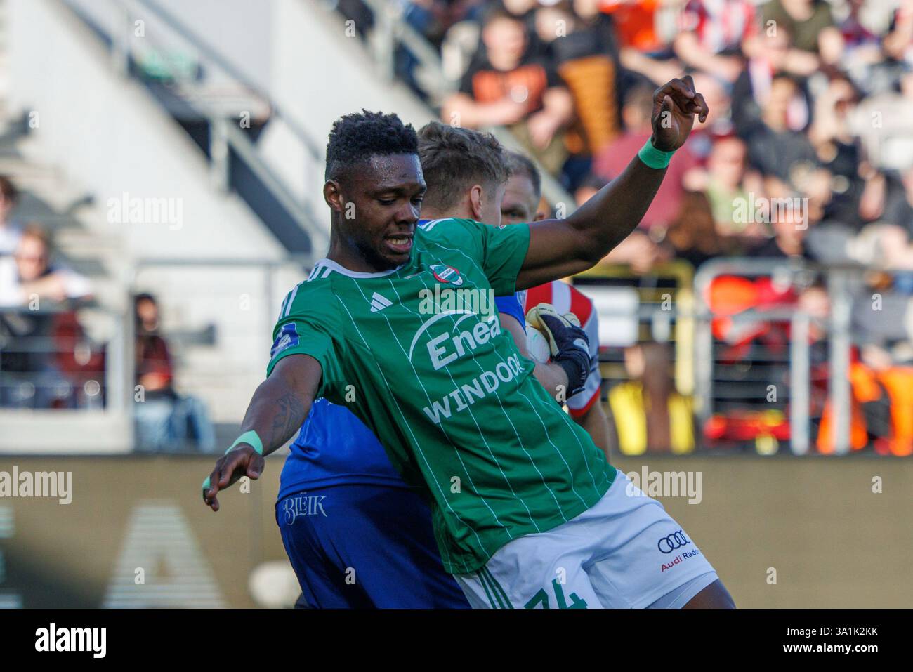 Krakow, Poland. 08th Mar, 2025. KRAKOW, POLAND, Mar 8 2025, A football ...