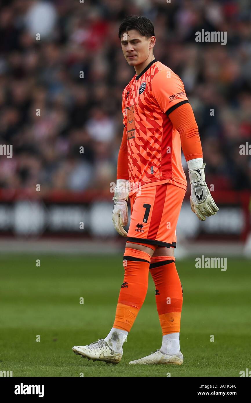Sheffield, UK. 08th Mar, 2025. Michael Cooper of Sheffield United ...