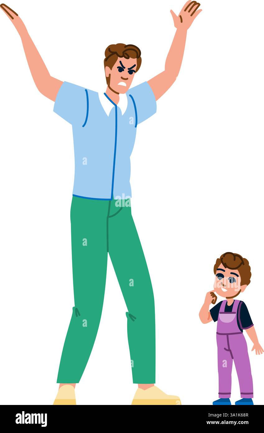 respect scolding son father vector Stock Vector Image & Art - Alamy