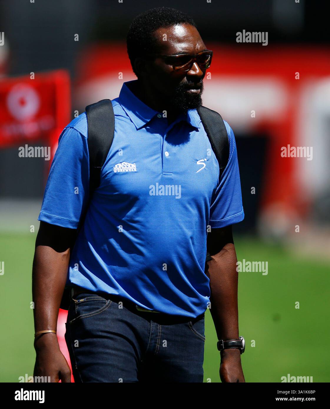 DURBAN, SOUTH AFRICA - MARCH 08: Owen Nkumane Supersport rugby ...