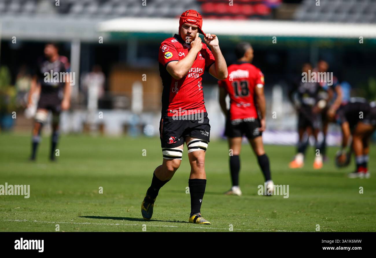 DURBAN, SOUTH AFRICA - MARCH 08: Francke Horn (Captain) of the Emirates ...