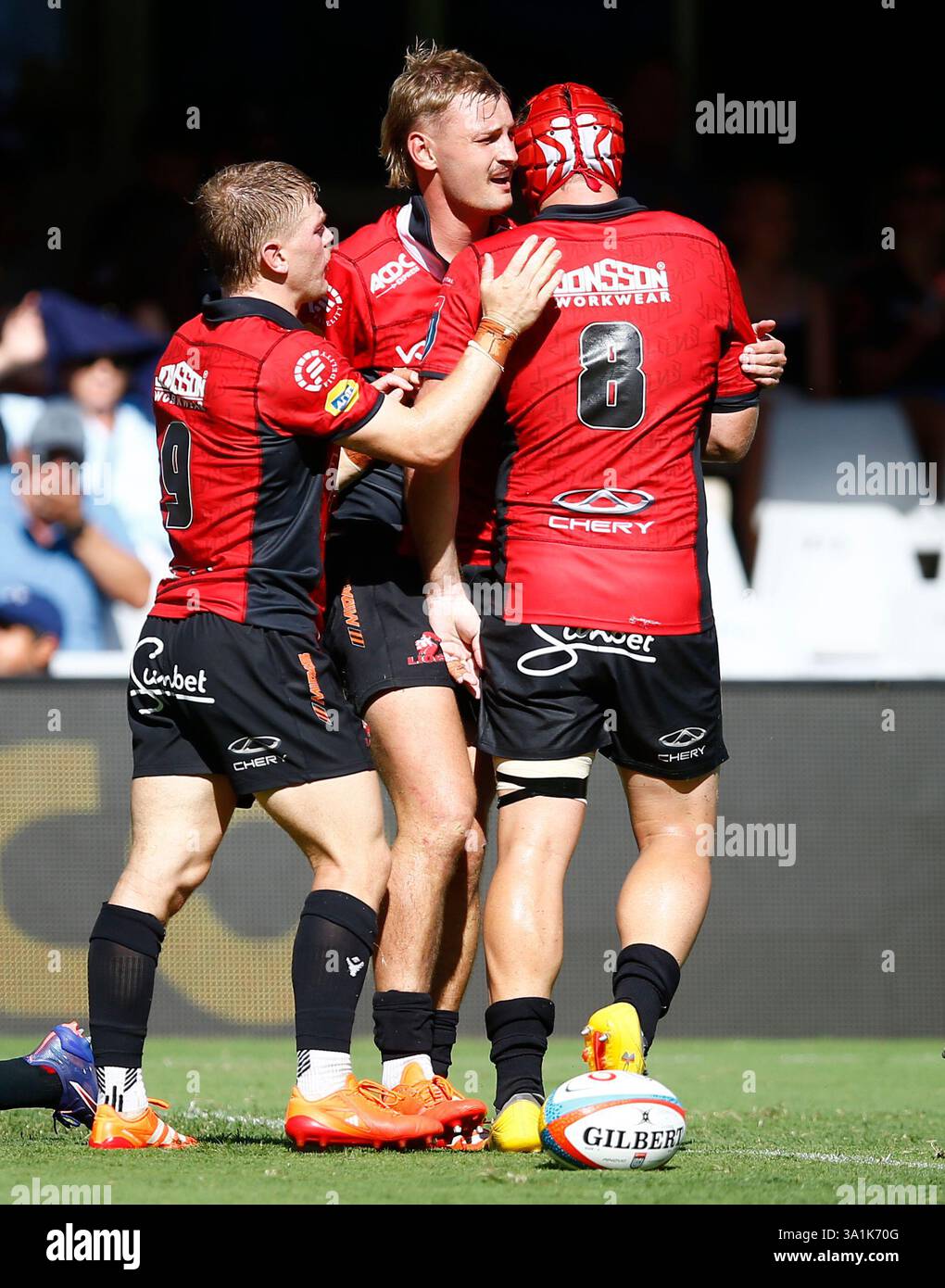 DURBAN, SOUTH AFRICA - MARCH 08: Richard Kriel of the Emirates Lions ...