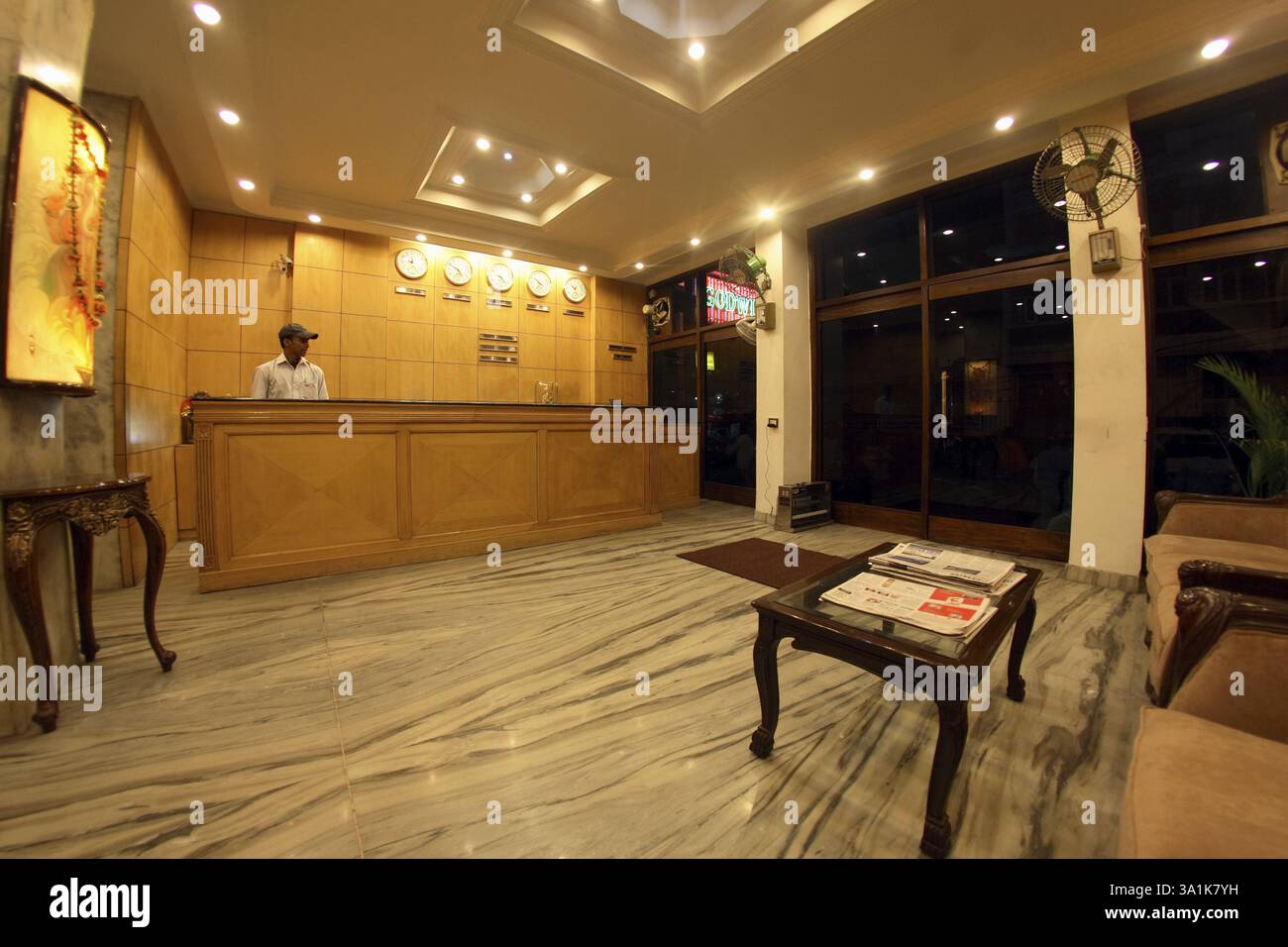 Hotel lobby, New Delhi, India, Asia Stock Photo - Alamy