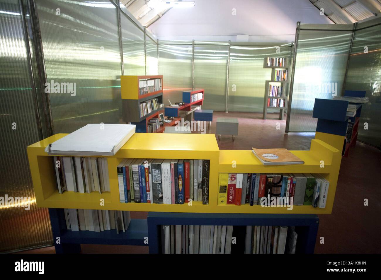 Books library installation by Bose Krishanamachari, Lava kashi art ...