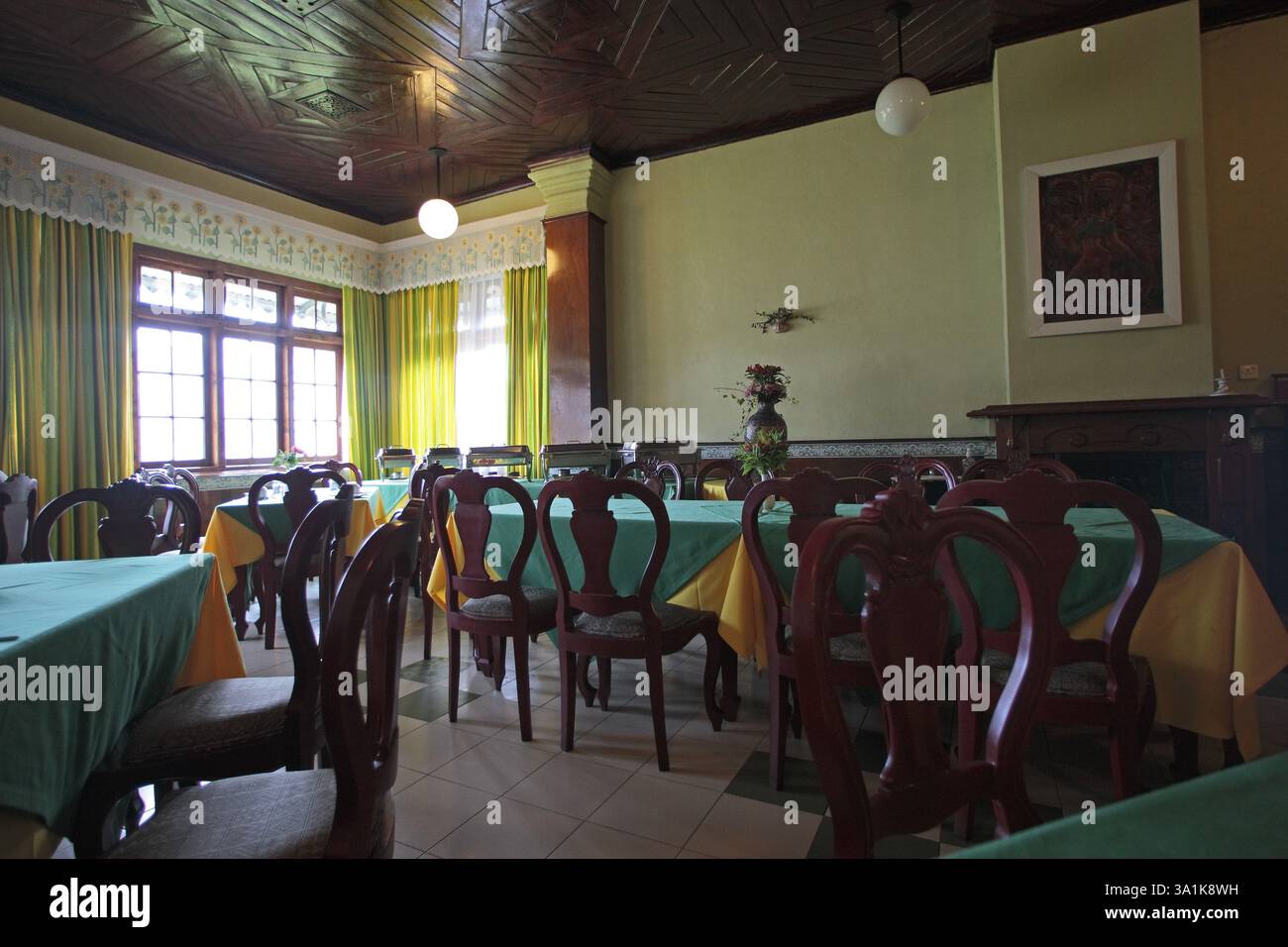 Interior of rest house on hill station, Sri Lanka, Asia Stock Photo - Alamy
