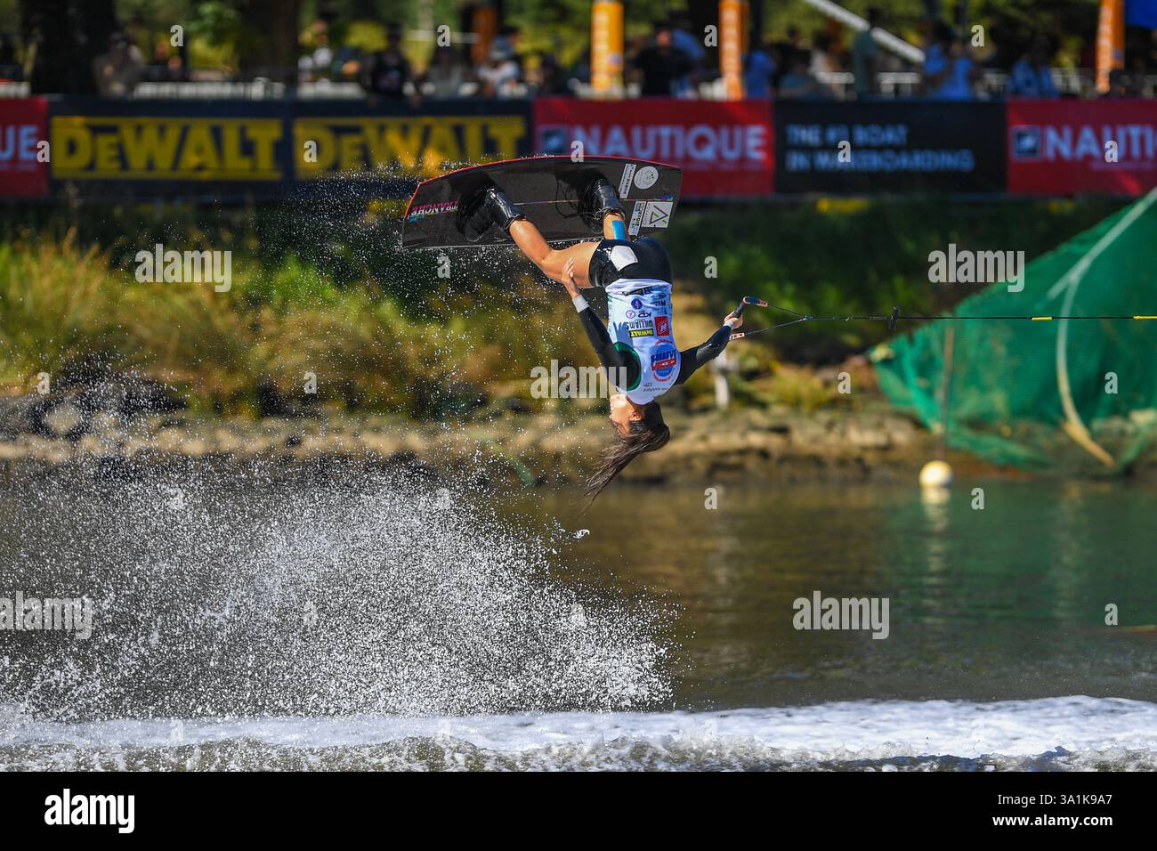 Hinata Yoshihara of Japan seen in action during Pro Women Wakeboard ...