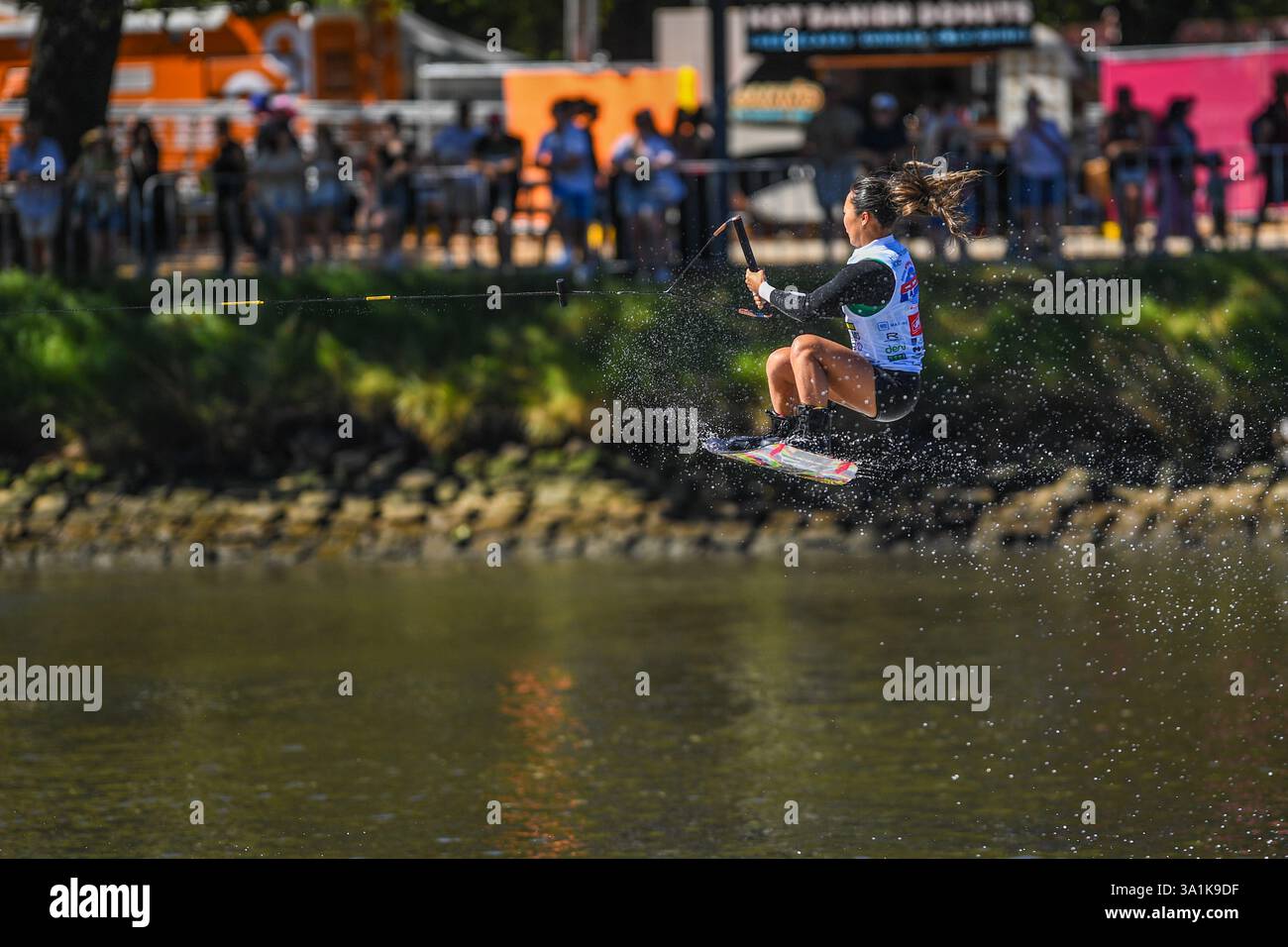 Hinata Yoshihara of Japan seen in action during Pro Women Wakeboard ...