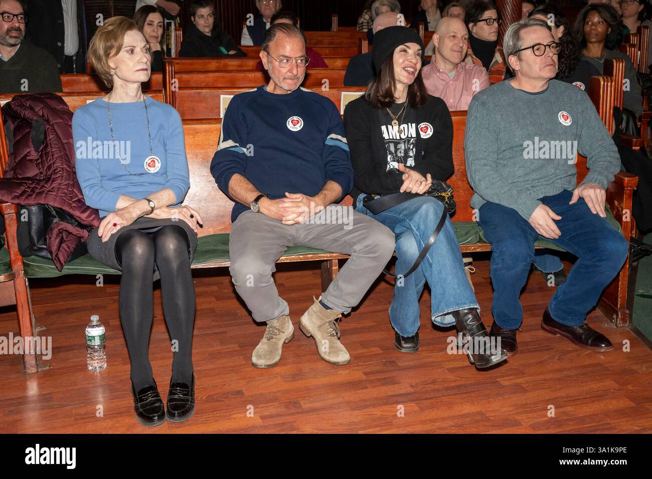 New York, United States. 08th Mar, 2025. (L-R) Peg Breen, Fisher ...