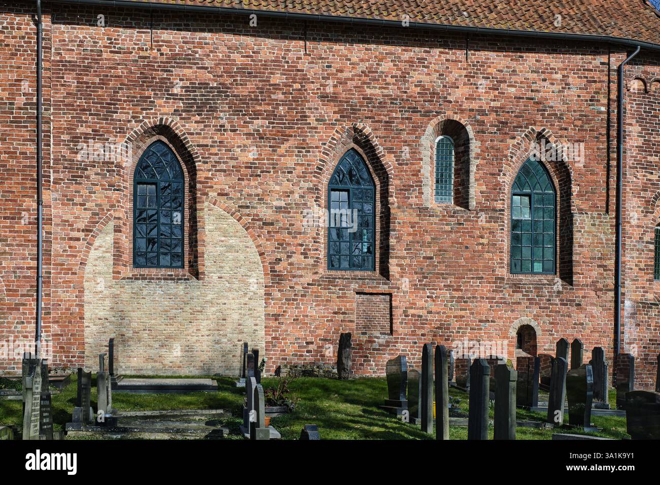March 6, 2025 - Westergeast, Netherlands: The historic church of ...