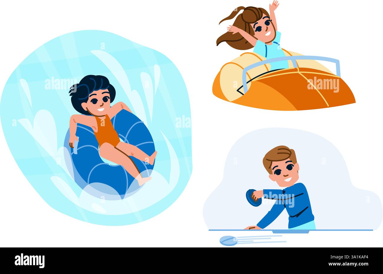 carousel kid amusement park vector Stock Vector Image & Art - Alamy