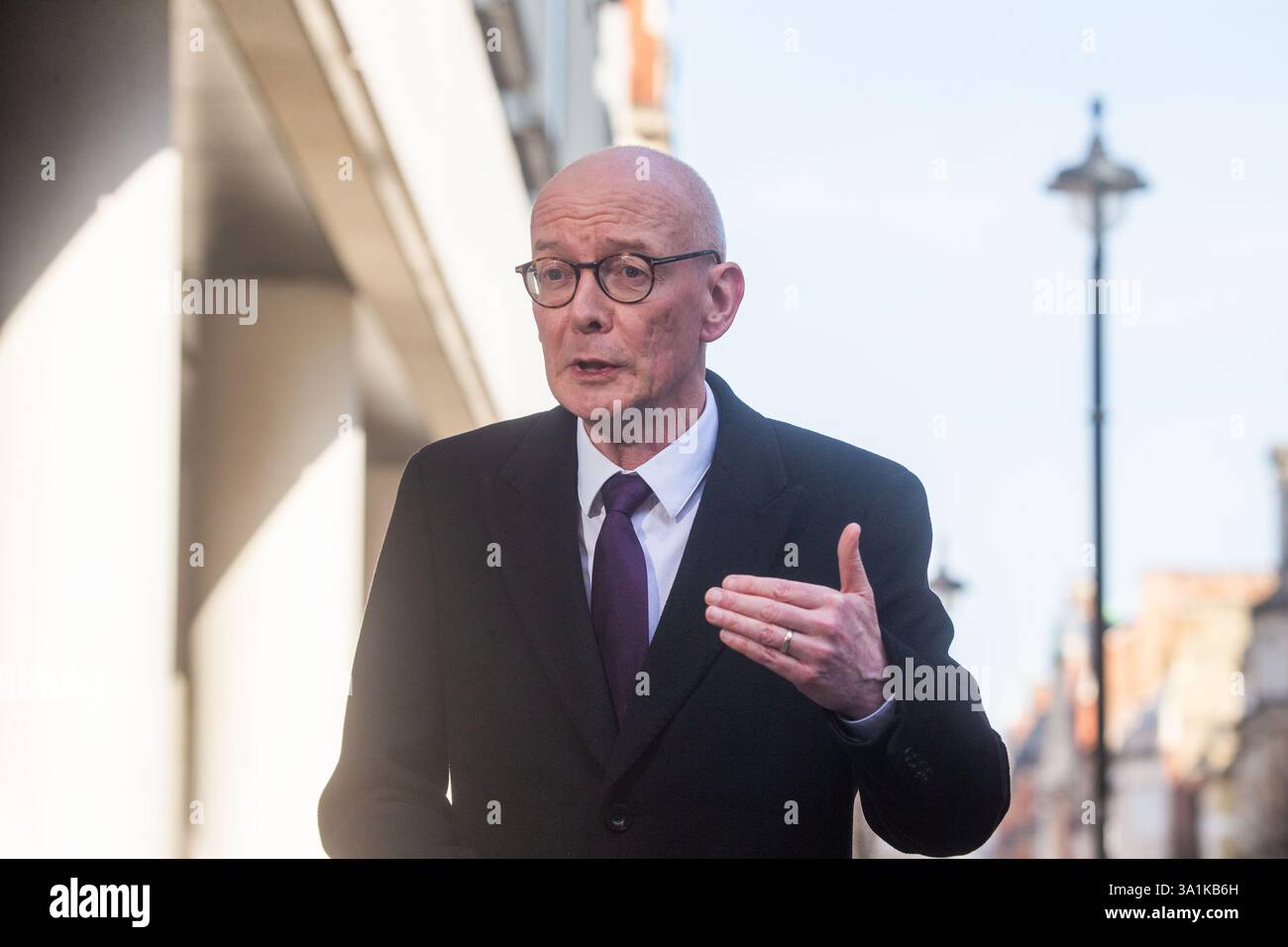 London, England, UK. 9th Mar, 2025. PAT MCFADDEN, Chancellor of the ...