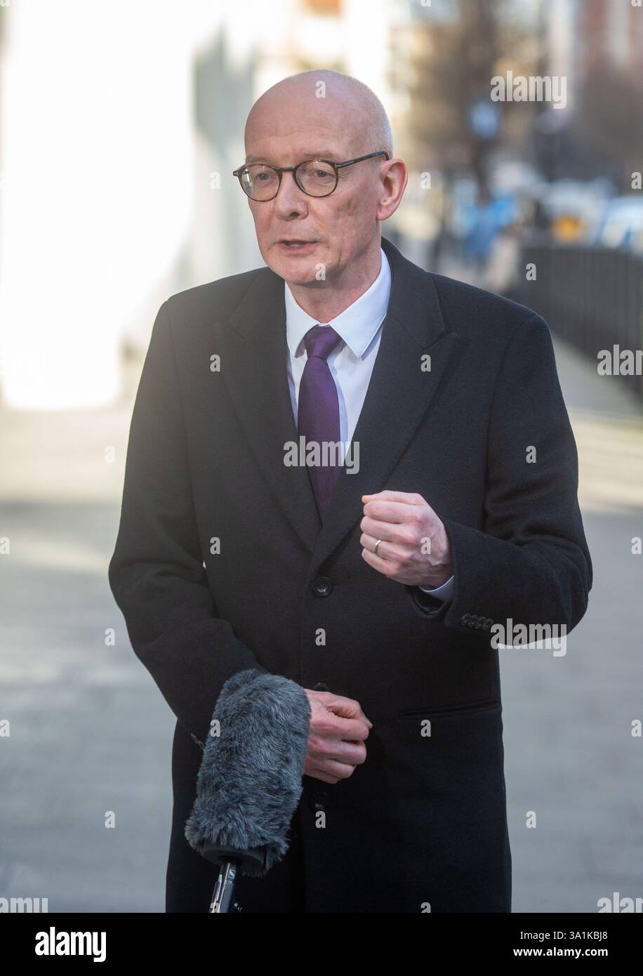 London, England, UK. 9th Mar, 2025. PAT MCFADDEN, Chancellor of the ...