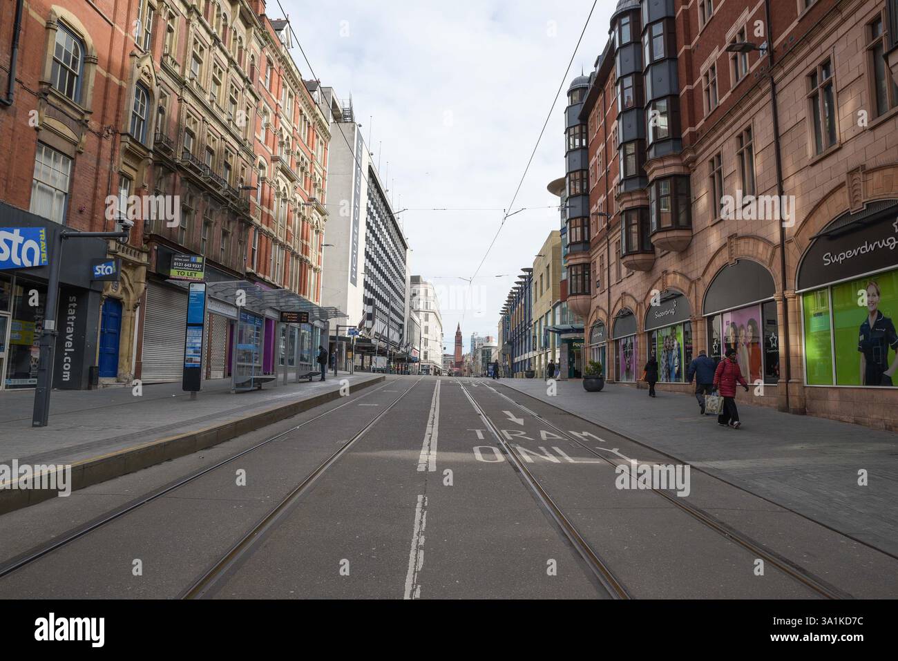 Birmingham city centre 21st March 2020 - Almost Empty streets in ...