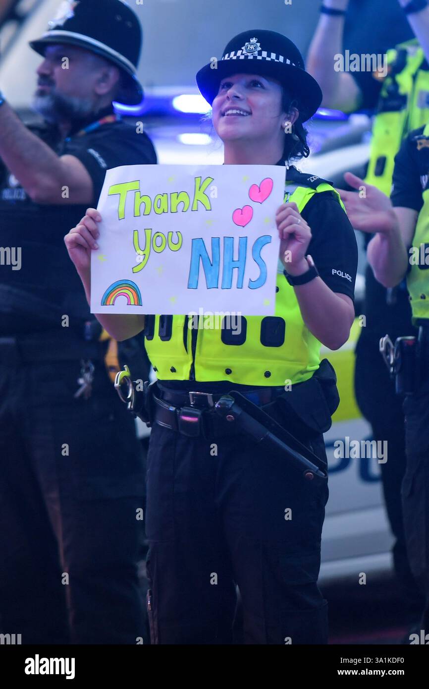 Birmingham Queen Elizabeth Hospital, April 9 2020. West Midlands Police ...