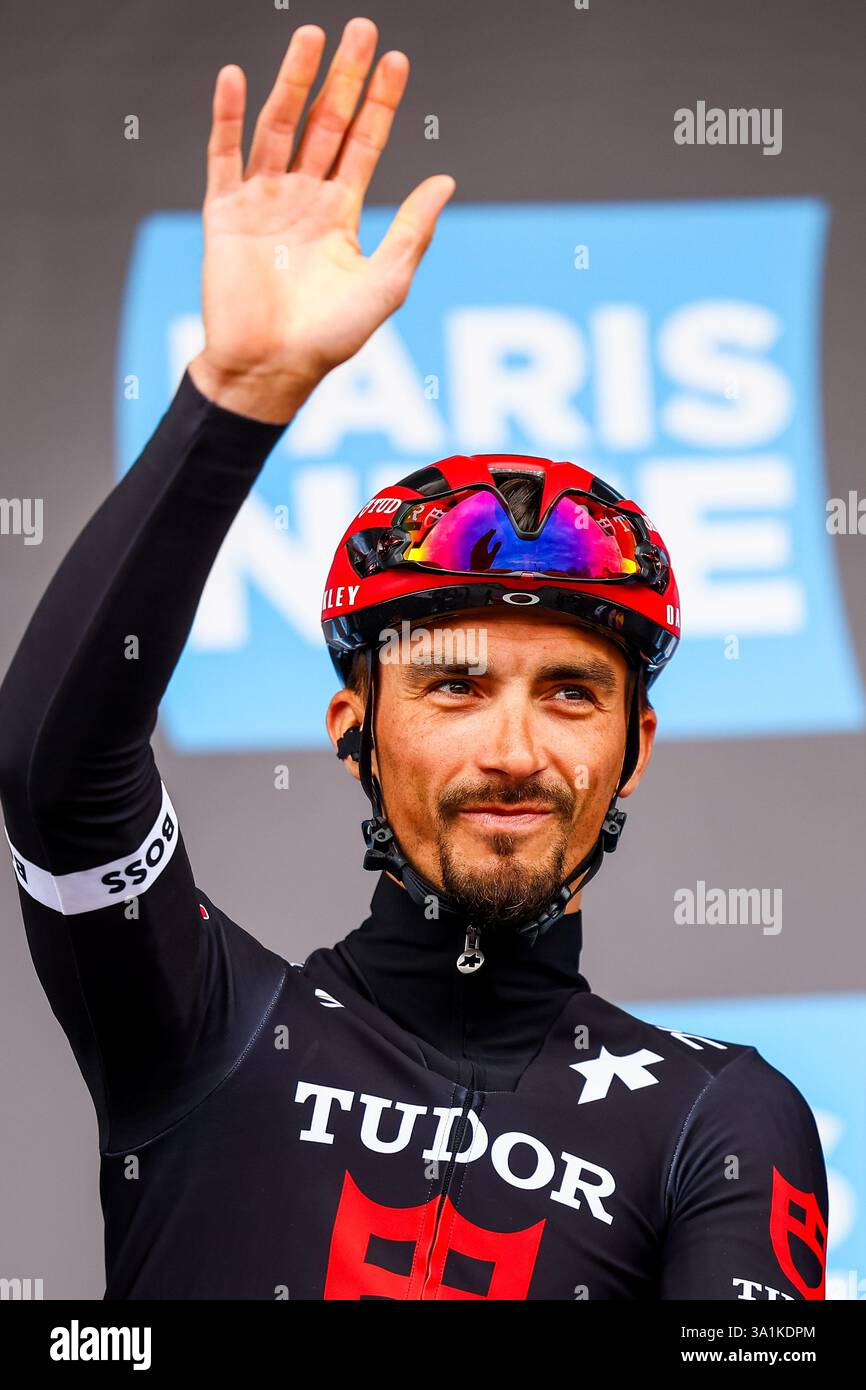 French Julian Alaphilippe of Tudor Pro Cycling Team pictured at the ...