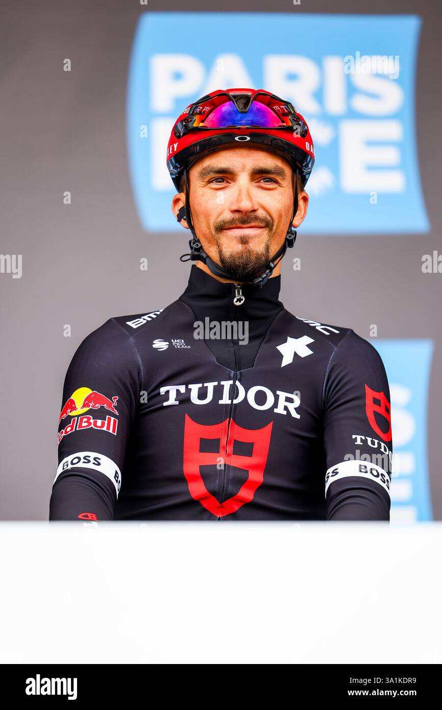 French Julian Alaphilippe of Tudor Pro Cycling Team pictured at the ...