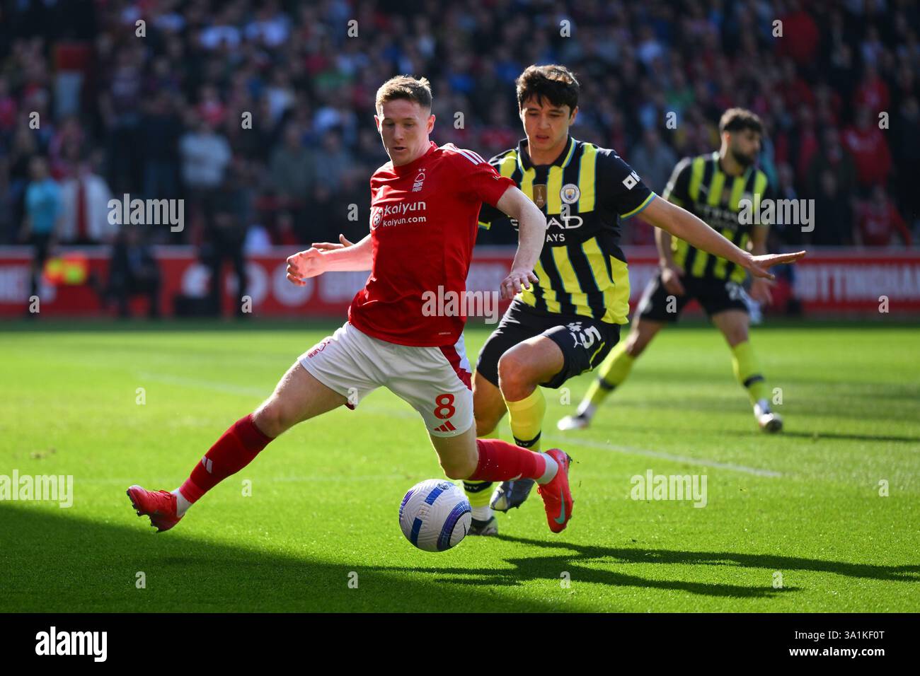 Nottingham, UK. 8th Mar 2025. Elliott Anderson of Nottingham Forest ...