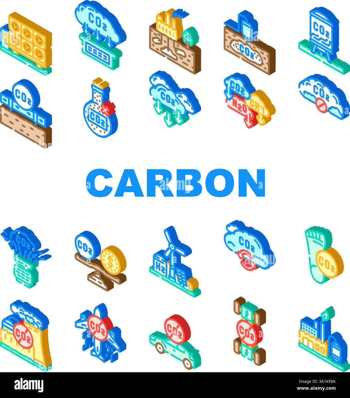 Carbon capture storage Stock Vector Images - Alamy