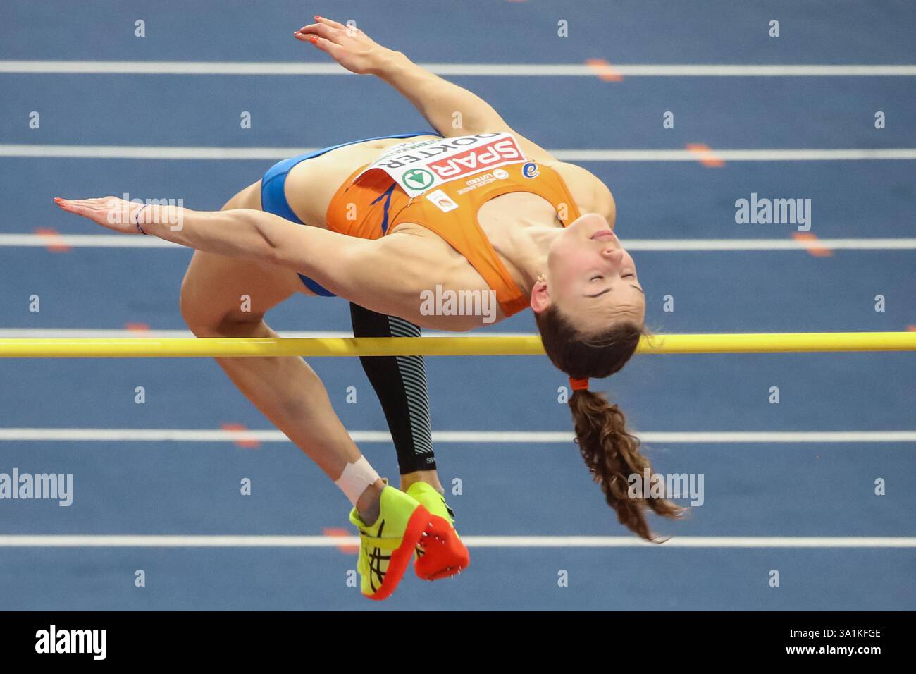 Apeldoorn, Netherlands. 09th Mar, 2025. Apeldoorn, Netherlands, March 9th 2025: Sofie Dokter ...