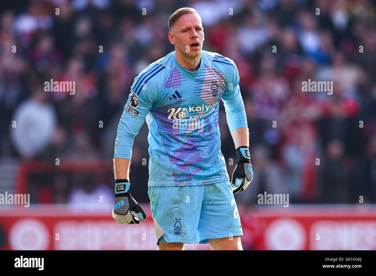 Matz Sels of Nottingham Forest during the Nottingham Forest FC v ...