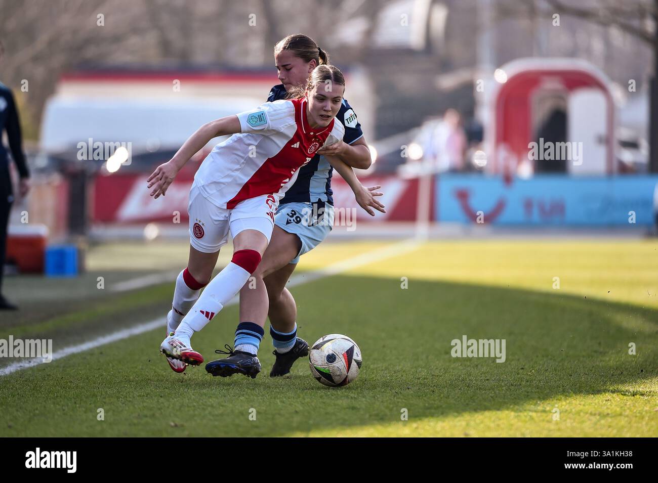 AMSTERDAM, NETHERLANDS - MARCH 9: Rosa van Gool - AFC Ajax, Aymee ...