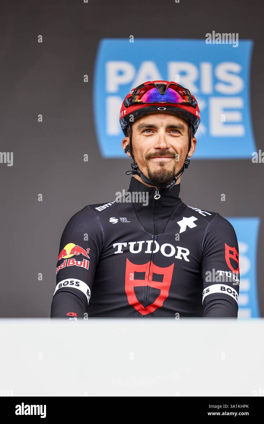 French Julian Alaphilippe of Tudor Pro Cycling Team pictured before the ...