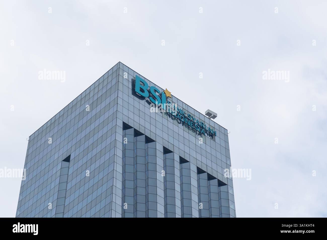 Jakarta, Indonesia - January 25, 2025: Bank Syariah Indonesia (BSI) head office in Jakarta ...