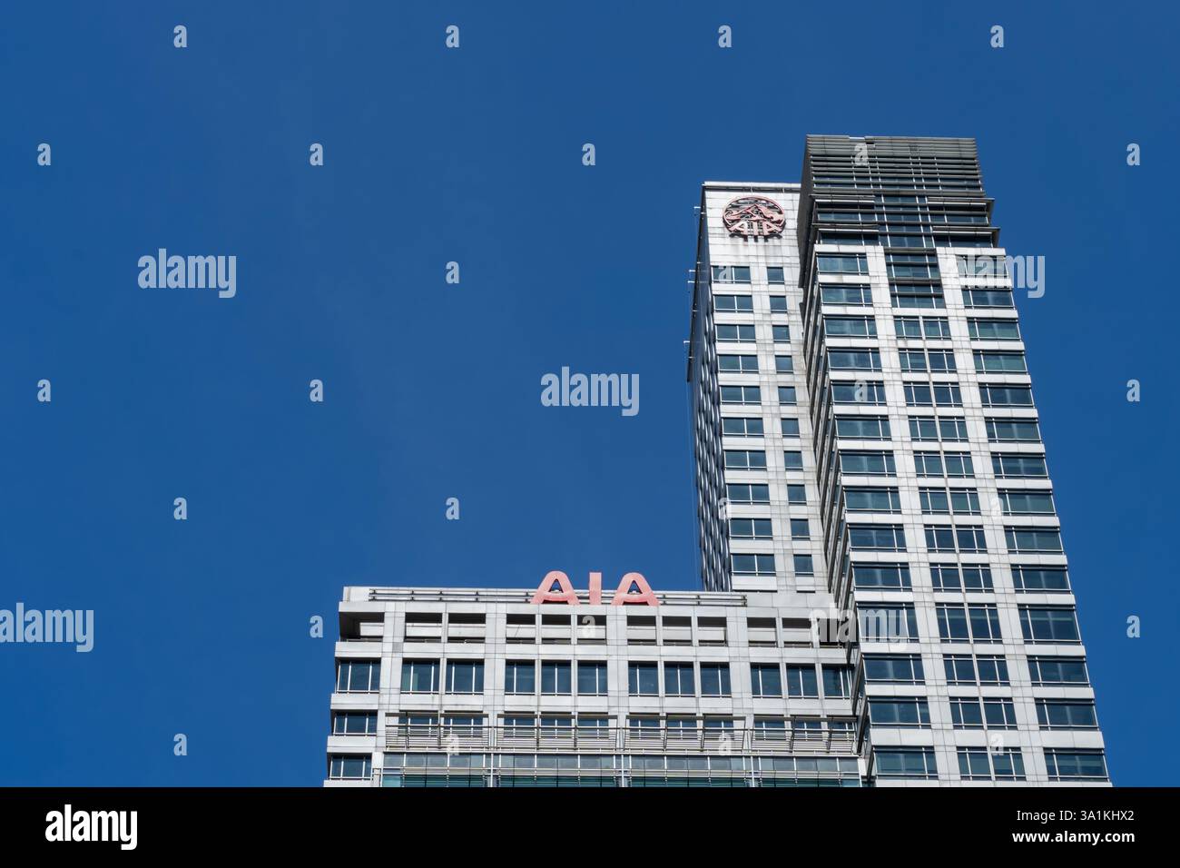 Makati City, Manila, Philippines - February 1, 2025: AIA Tower in ...