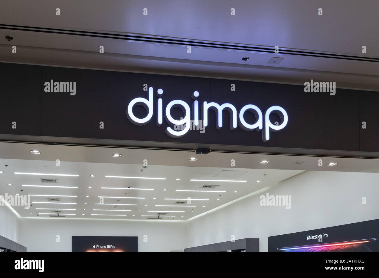 Manila, Philippines - February 1, 2025: digimap store sign is seen in ...
