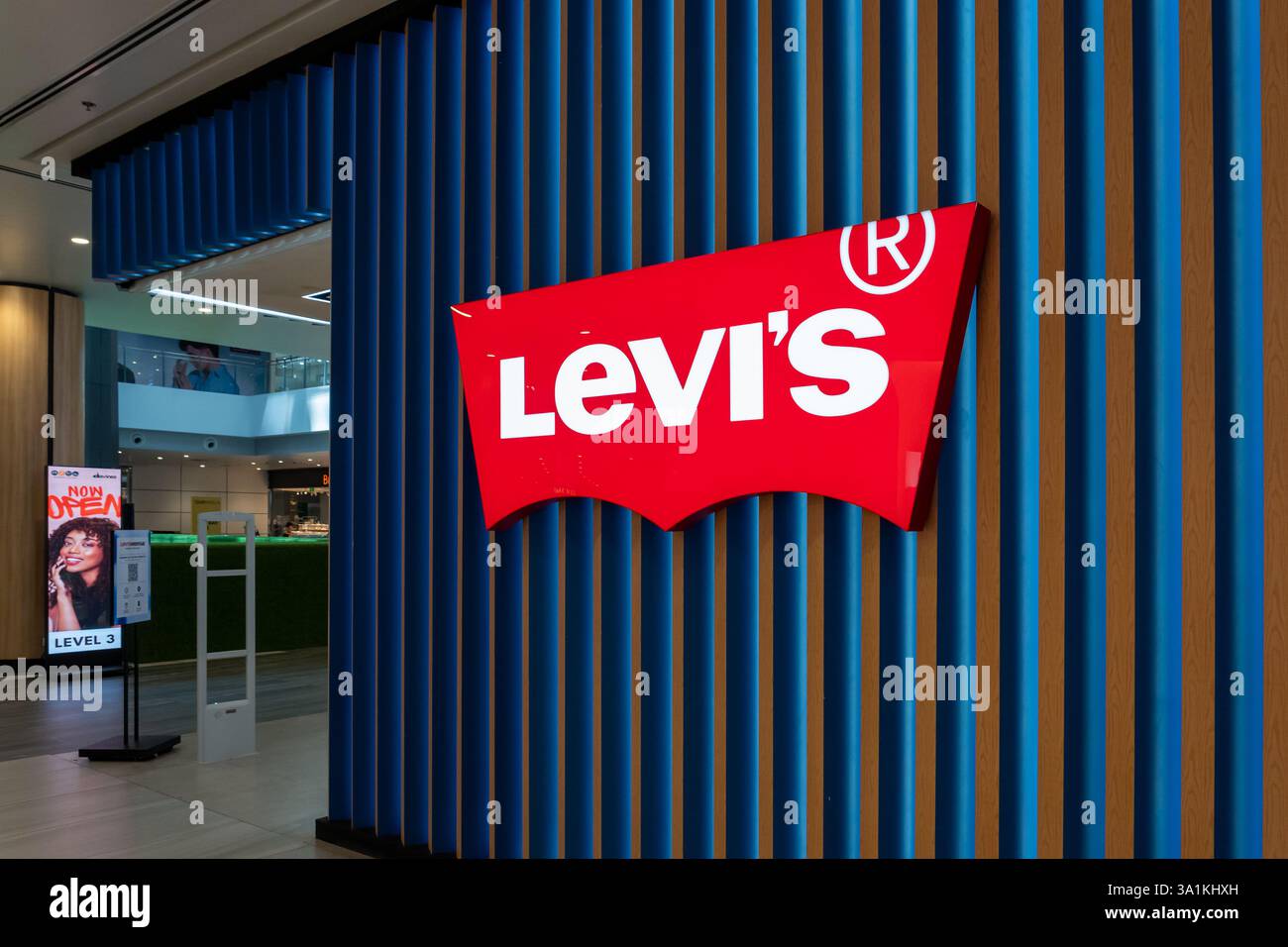 Manila, Philippines - February 1, 2025: Levi’s store sign is seen in ...