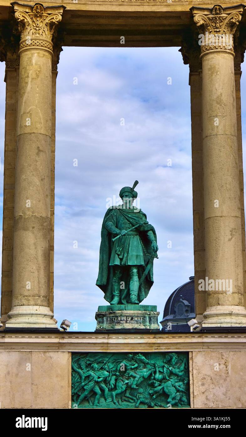 Emeric Thököly Statue in Colonnade Stock Photo - Alamy