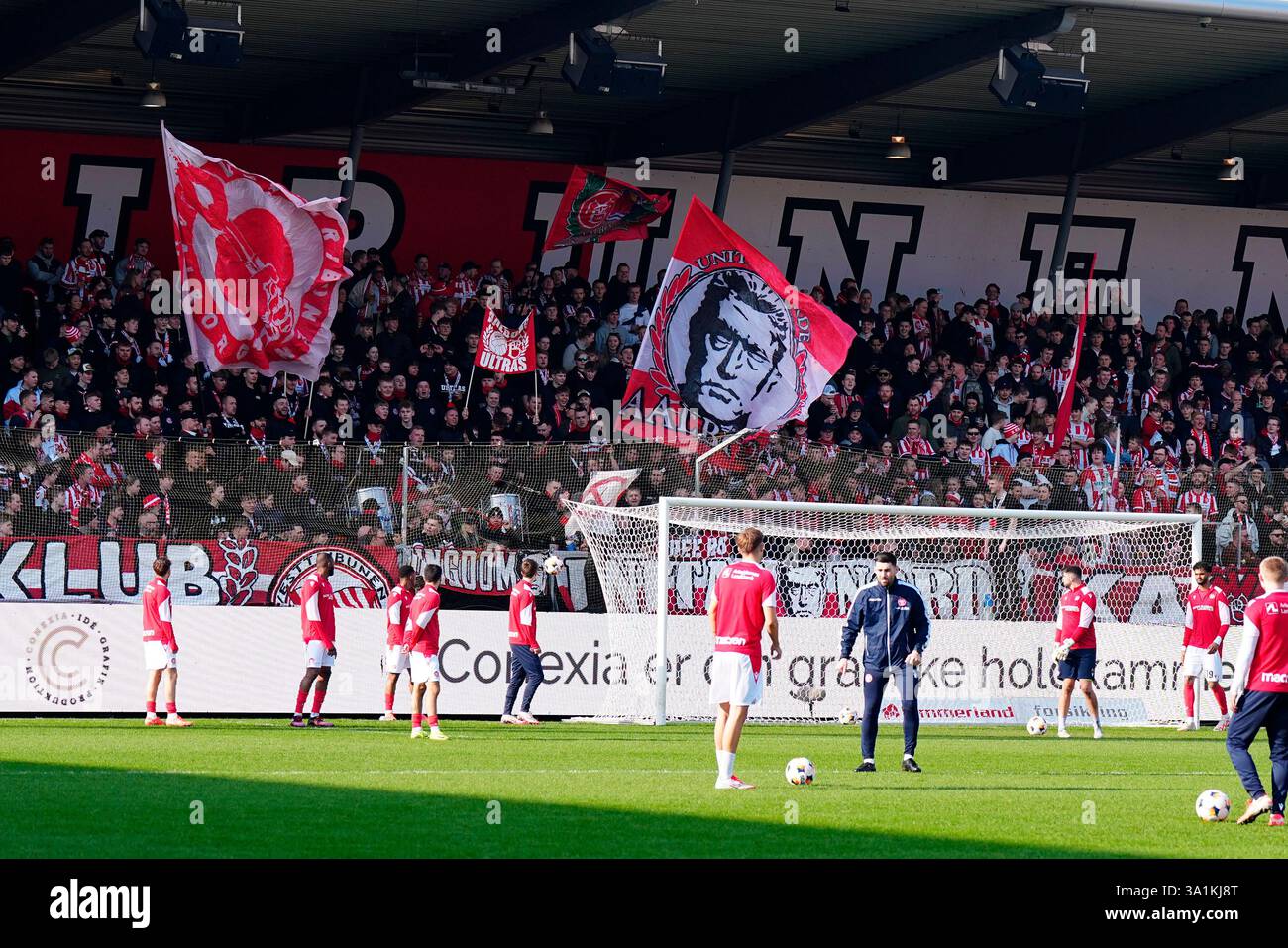 AaB moeder FC Midtjylland i Superligaen paa Aalborg Portland Park i ...