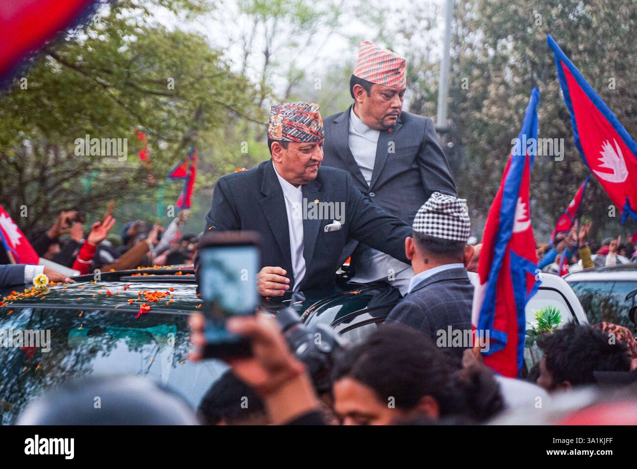 March 9, 2025, Kathmandu, Kathmandu, Nepal: Kathmandu, Nepal, Sunday ...
