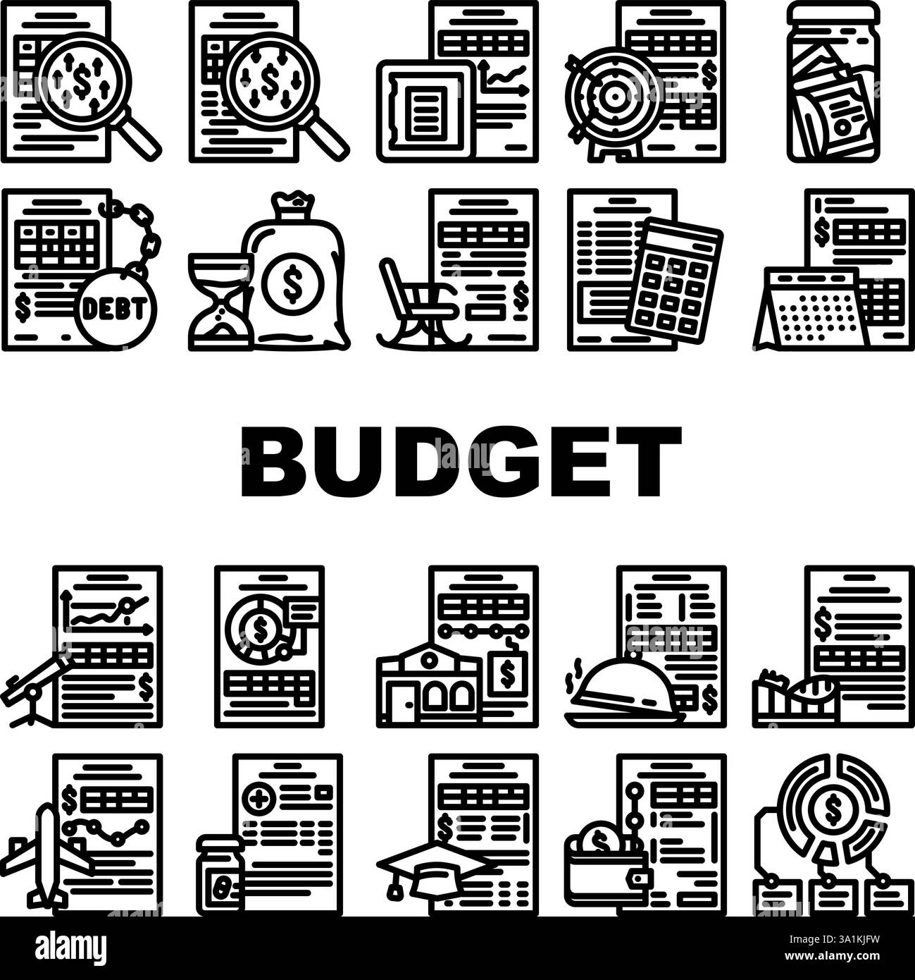Budget allocation review Black and White Stock Photos & Images - Alamy