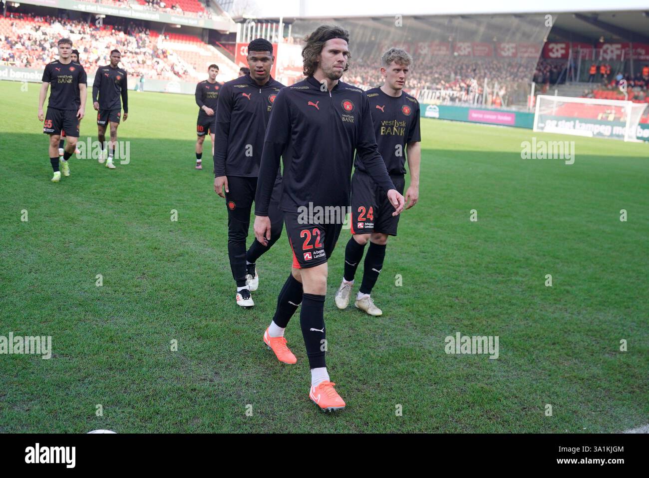 AaB moeder FC Midtjylland i Superligaen paa Aalborg Portland Park i ...