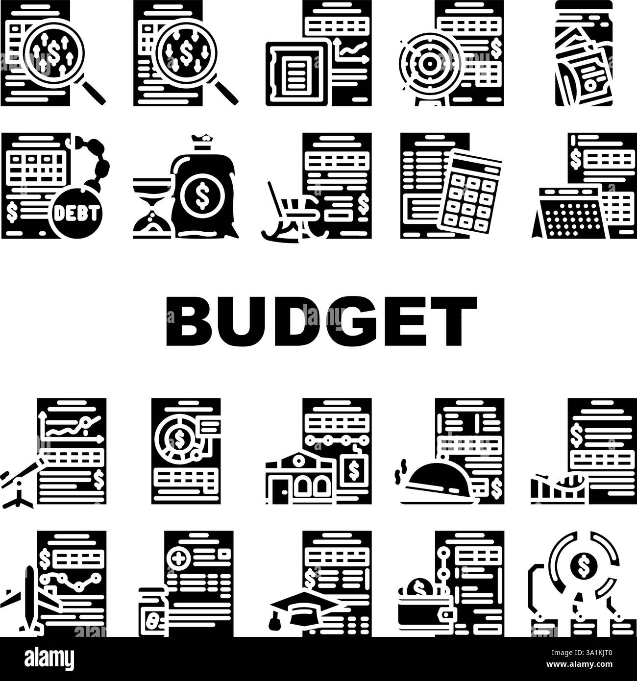 Budget allocation review Black and White Stock Photos & Images - Alamy