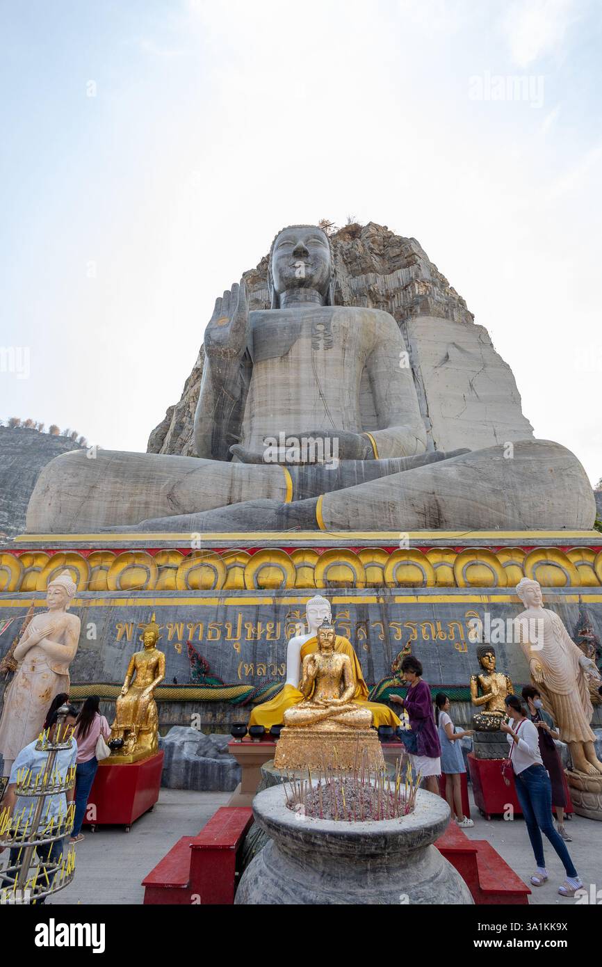 Suphanburi, THAILAND - January 25, 2025: Bhutsaya Khiri Suvarnabhumi ...