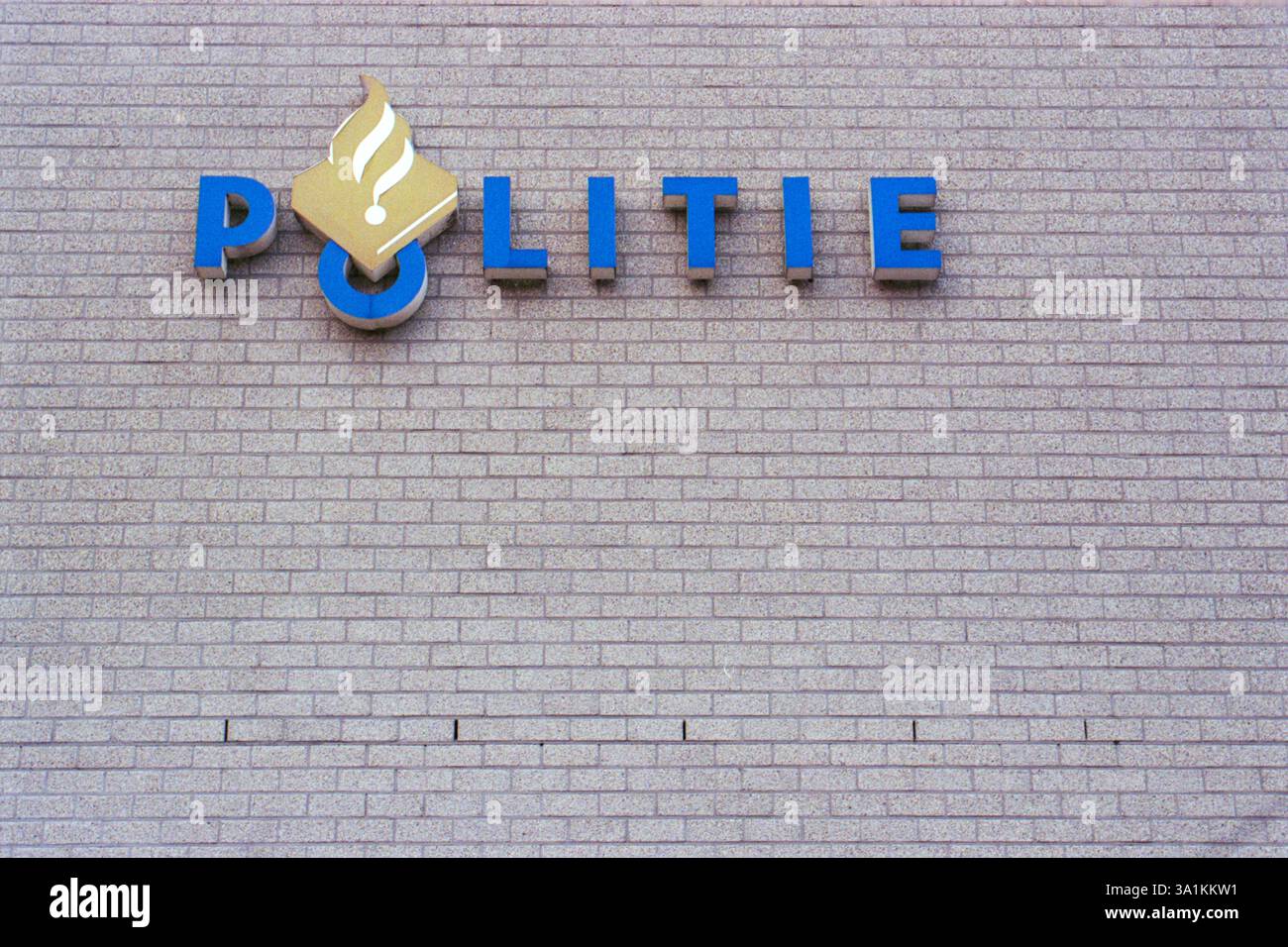 Dutch Police Brand. Police Station s Brand on an Outside Wall at ...