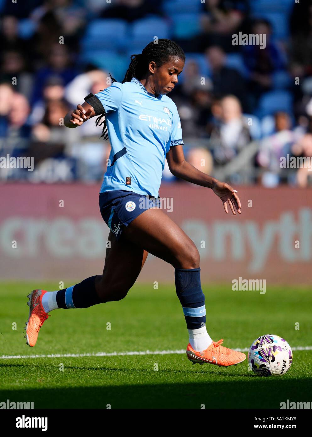Manchester City's Khadija Shaw during the Adobe Women's FA Cup quarter ...