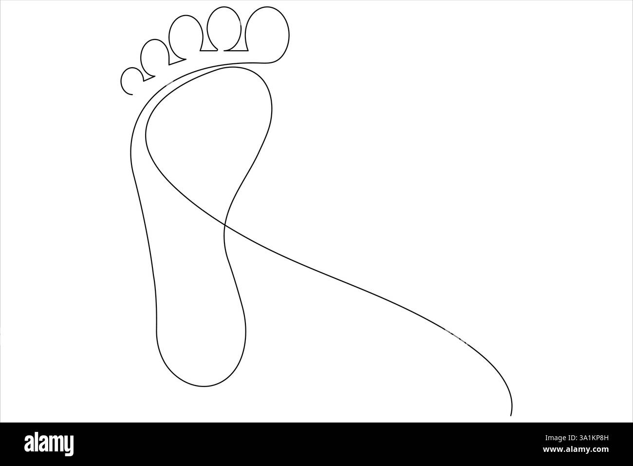 Man foot drawing cartoon hi-res stock photography and images - Alamy