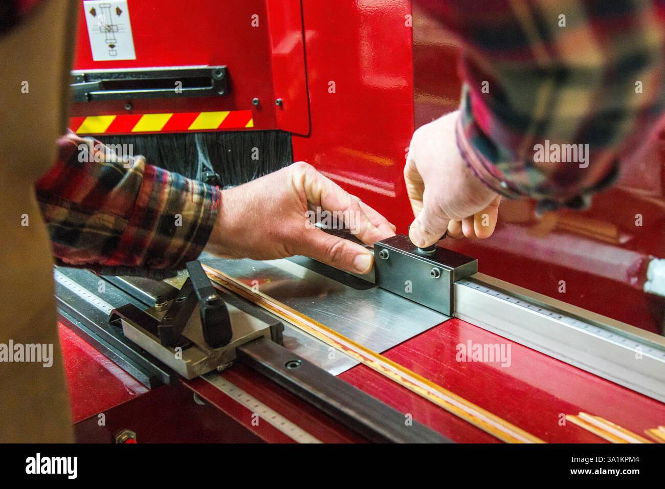 Craftsman working inside Workshop Goirle, Netherlands. Mid adult male craftsman and picture ...
