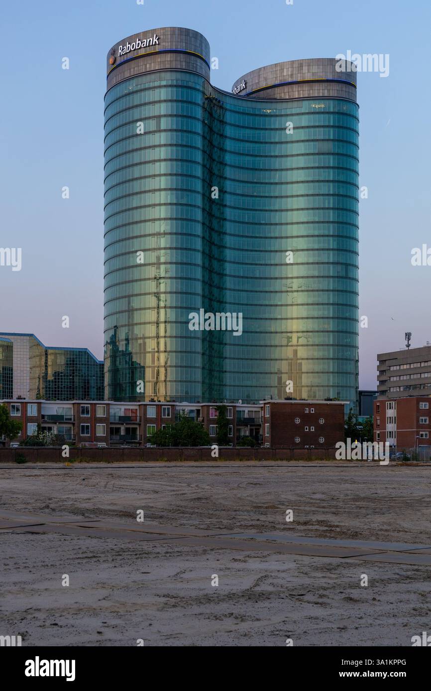 Rabobank bank building sign headquarters glass skyscraper Stock Photo ...
