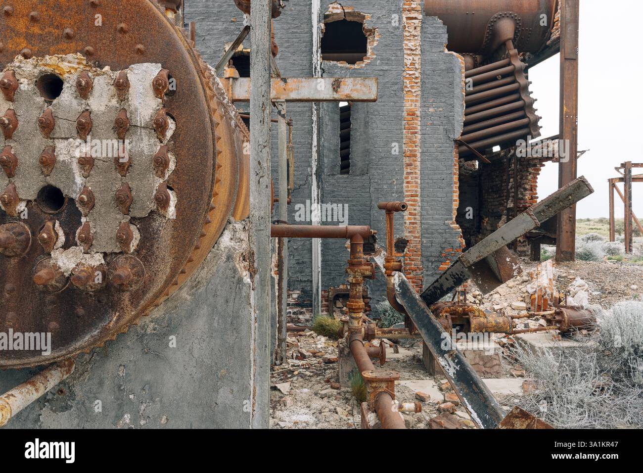 Abandoned Swift factory, The Swift refrigerator in Puerto San Julian ...