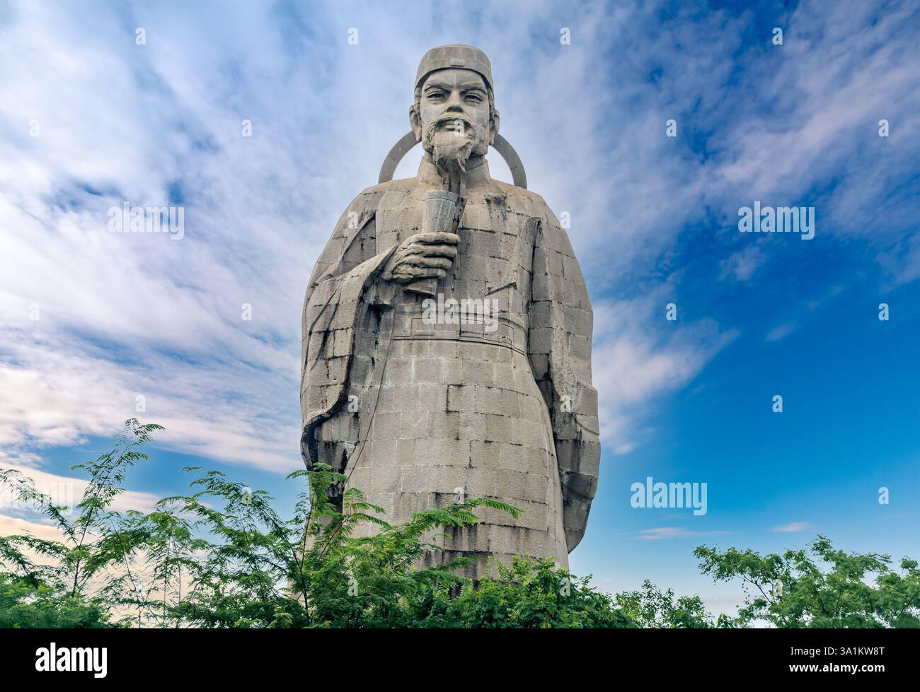 Statue of Liu Zongyuan in Statue Park, Liuzhou City, Guangxi, China ...