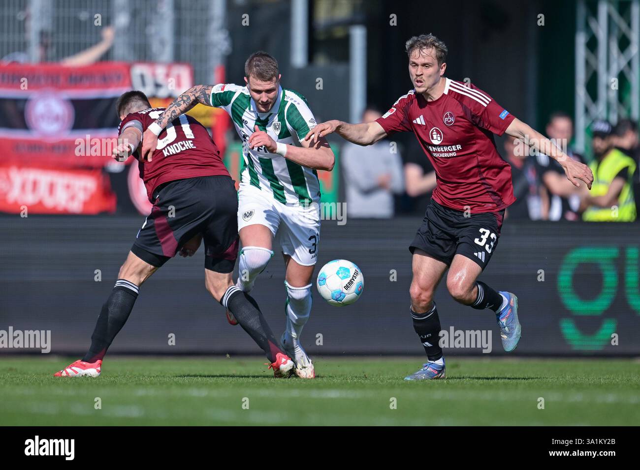 09.03.2025, Fussball, 2. Bundesliga, 25. Spieltag Saison 2024/2025 ...