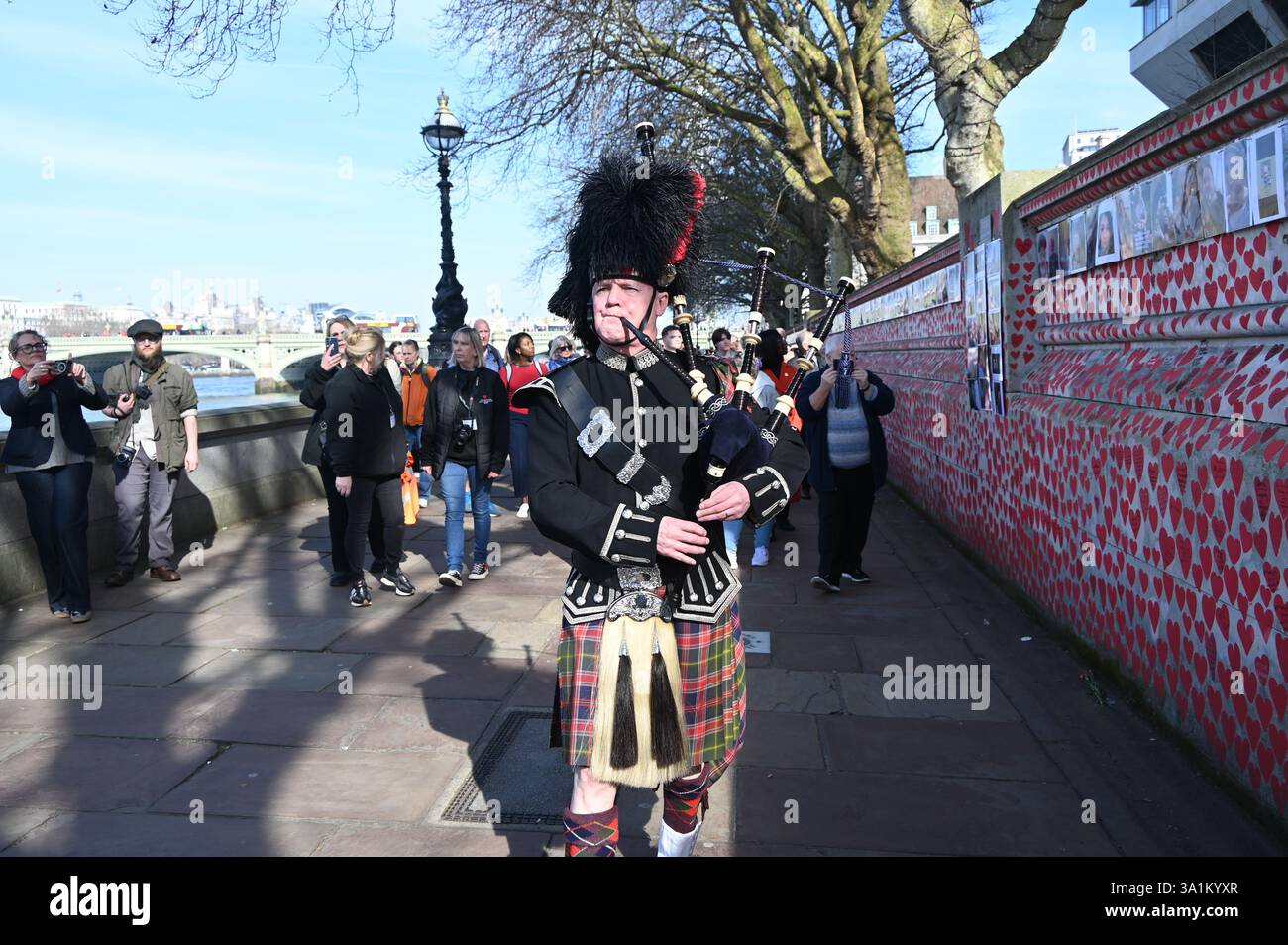 LONDON, ENGLAND: 8th March 2025: London marks the fifth anniversary of ...