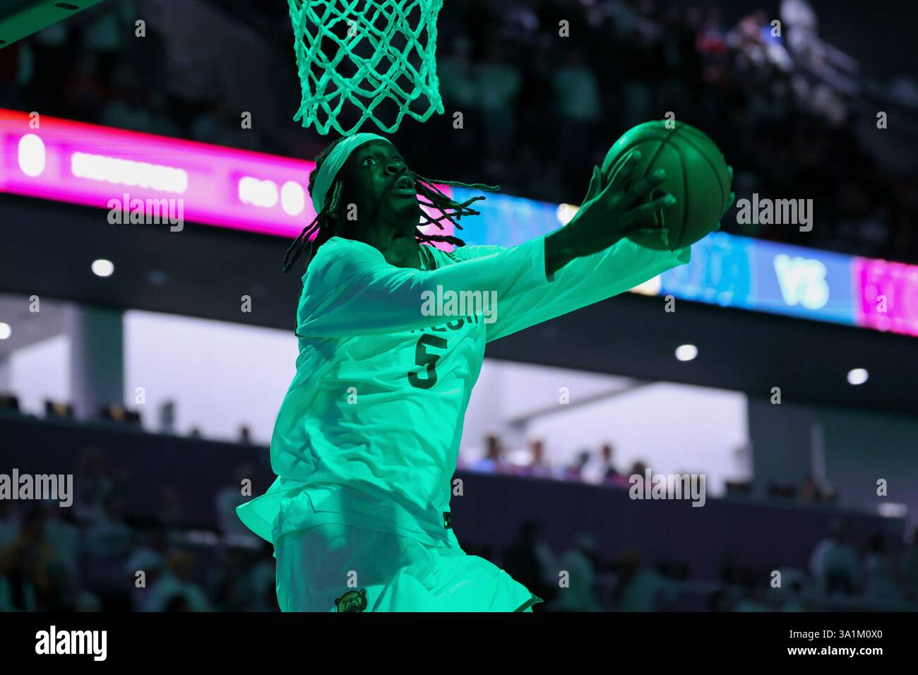 WACO, TX - MARCH 08: Baylor Bears forward Jason Asemota (5) runs out ...
