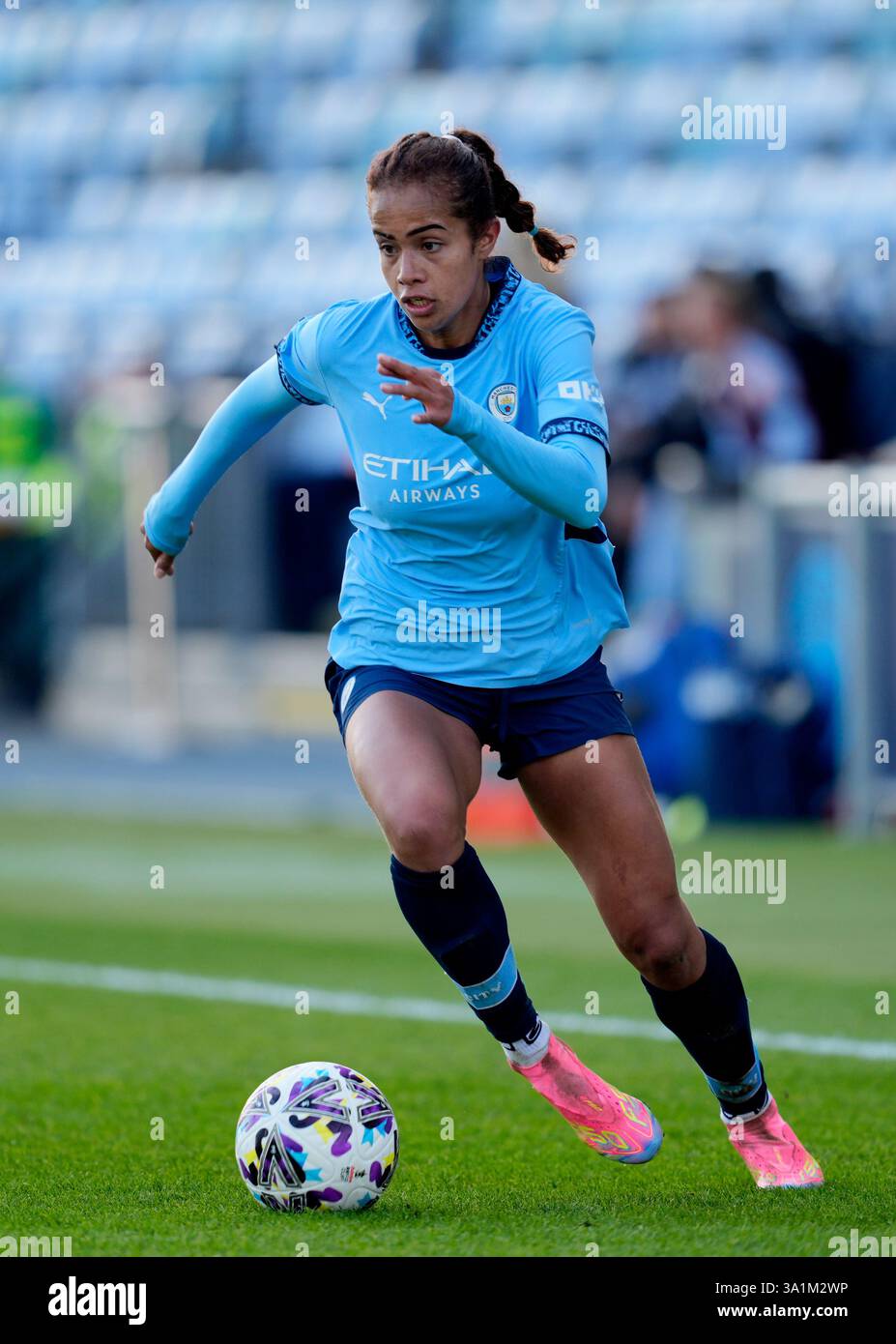 Manchester City's Mary Fowler during the Adobe Women's FA Cup quarter ...